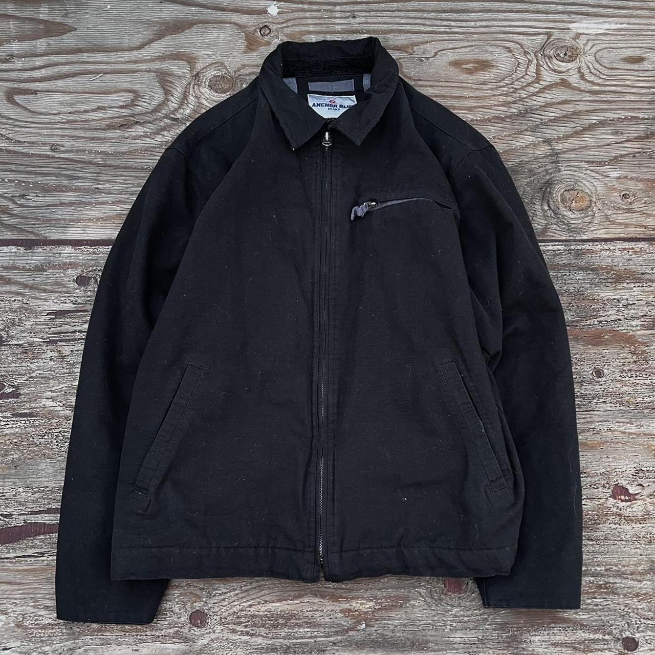 Vintage Anchor Blue Detroit Jacket Pre Owned 9/10... - Depop