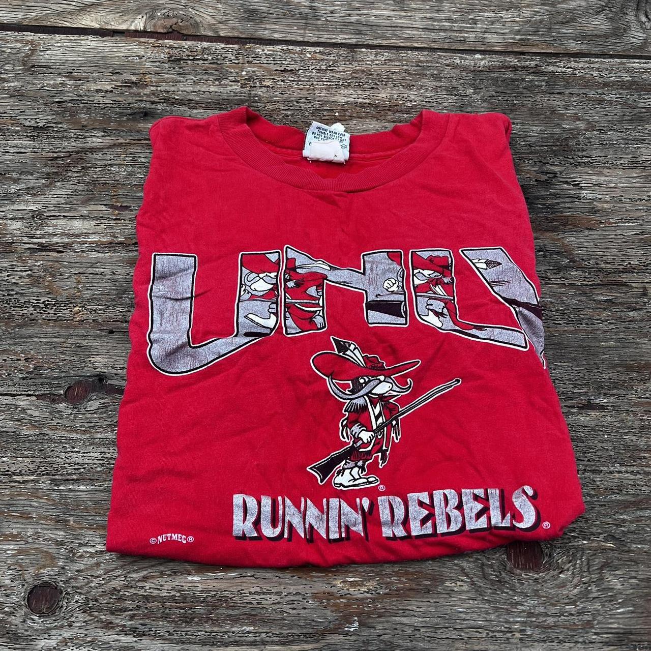 Vintage 90’s UNLV Runnin Rebels T-Shirt Single... - Depop