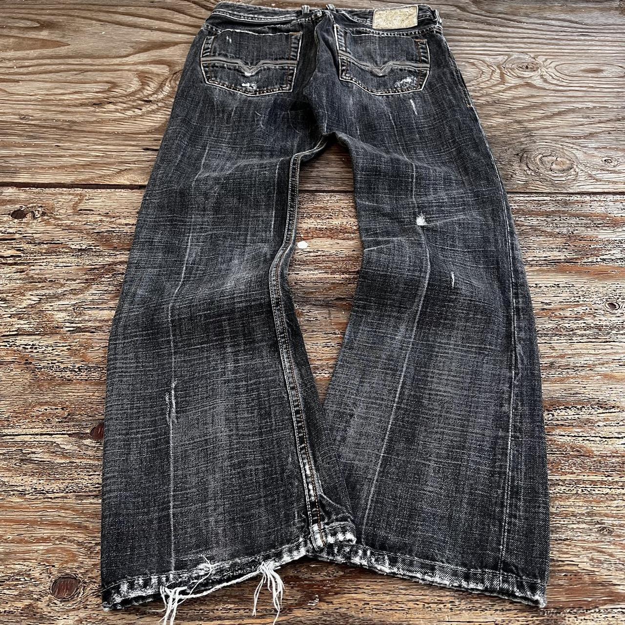 Early 2000’s Diesel Distressed Denim Pants Size 30... - Depop
