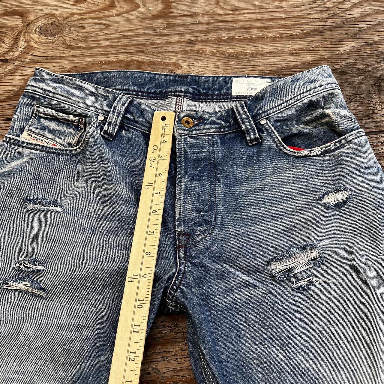 Early 2000’s Diesel Distressed Bootcut Denim Pants... - Depop