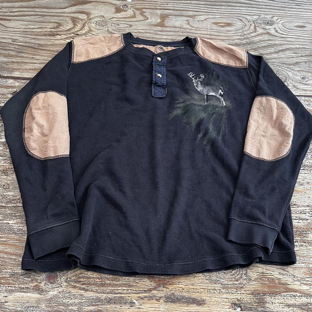 Cyber Grunge Y2k Nature Thermal Long Sleeve Pre... - Depop