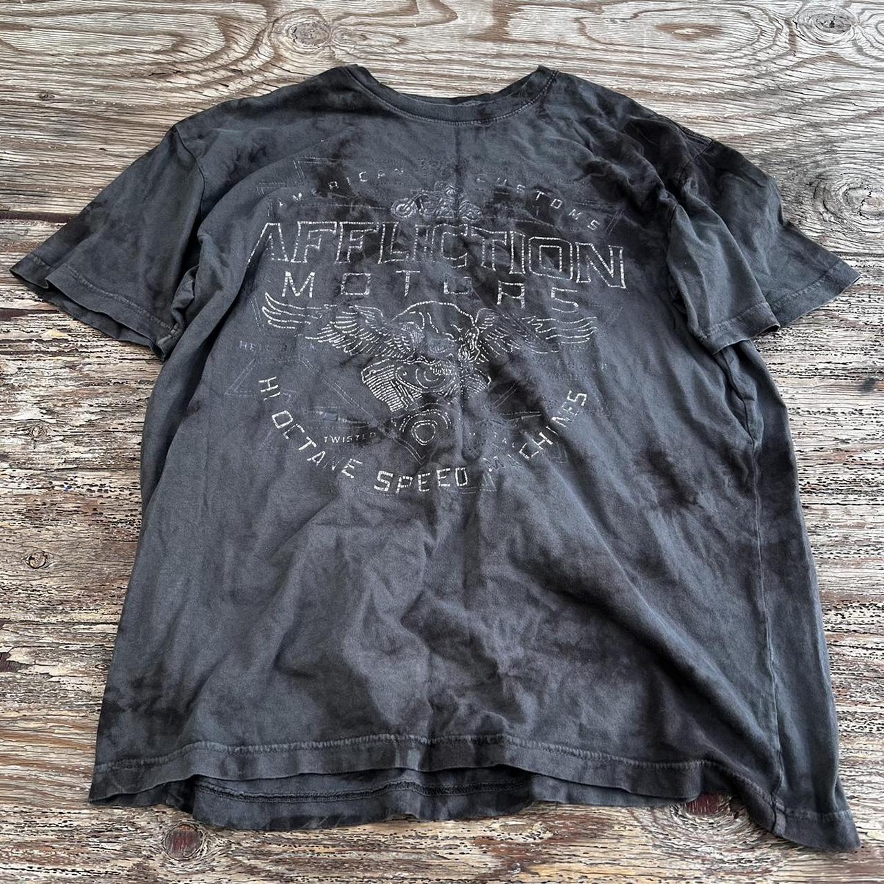 2000’s Affliction Tee Size Large fits small... - Depop