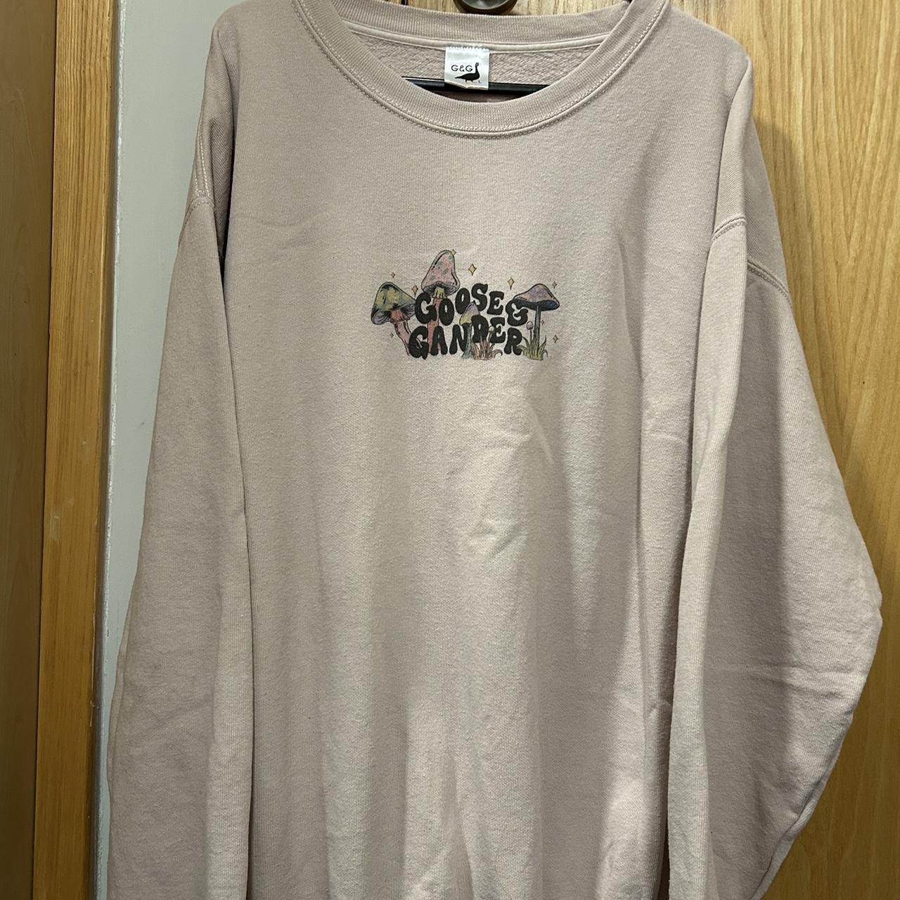 Goose & Gander jumper Light pink Size unisex... - Depop