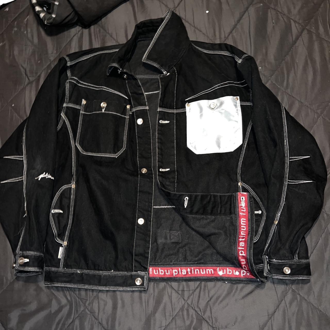 Platinum Fubu Jacket - Depop