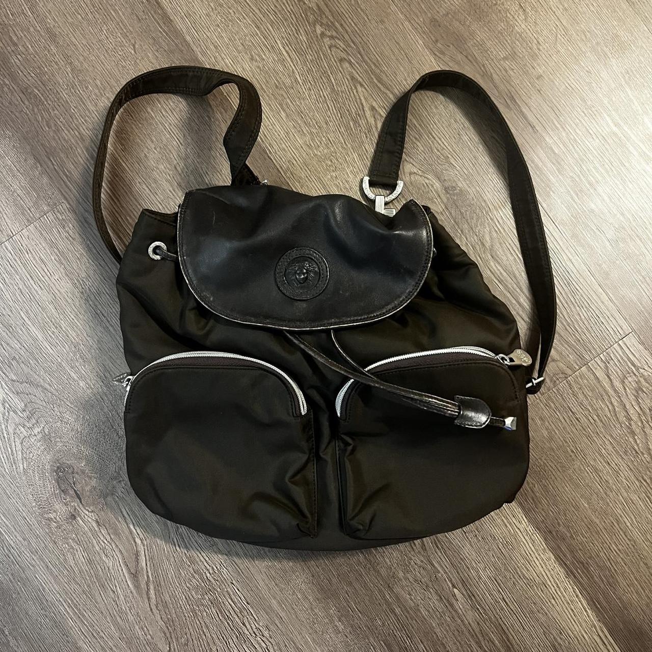 GIANNI VERSACE backpack Genuine leather Very cute... | Depop