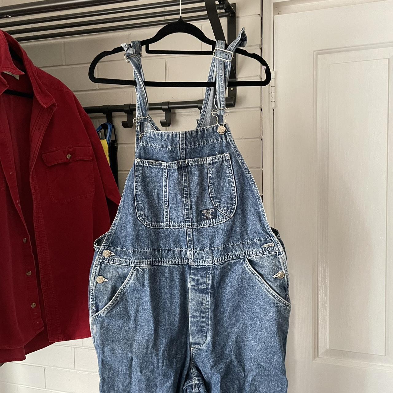 Rifle Workline Denim Overalls, 34 x 34 - Depop
