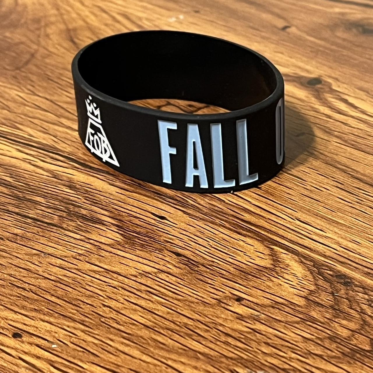 Fall Out Boy Rubber Bracelet #falloutboy #rock... - Depop