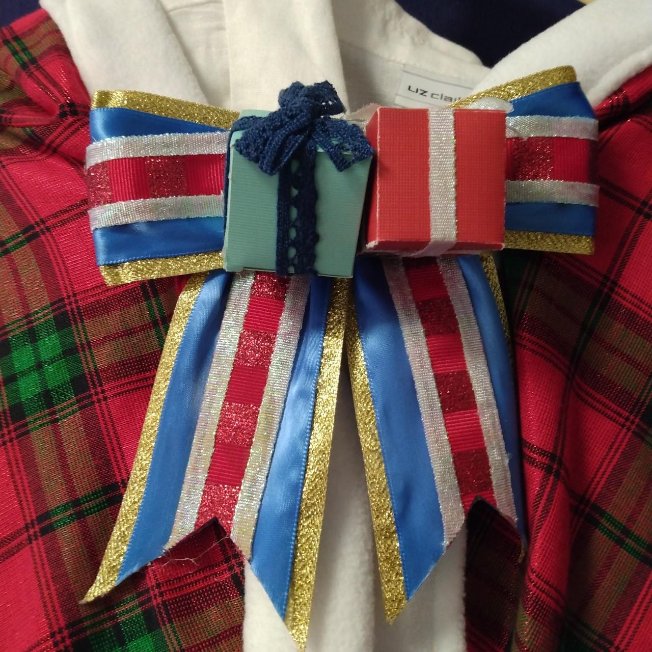 Womens Red And Green Fancy Dress Depop
