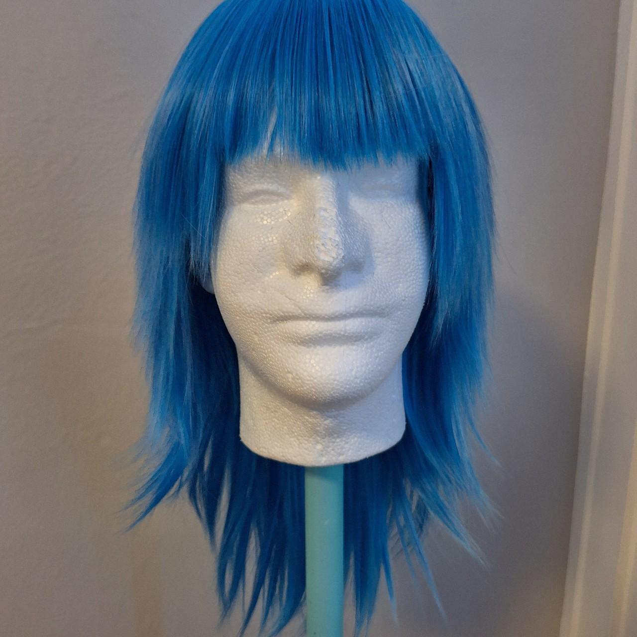 Arda wig Style: Gareth Color: royal blue Styled... - Depop
