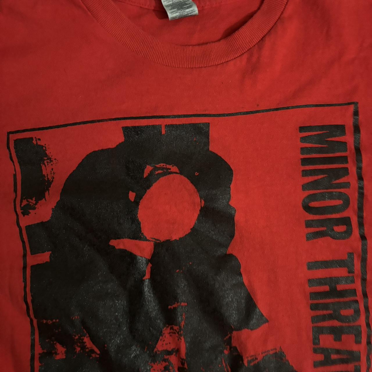 minor threat band tee with the iconic... - Depop