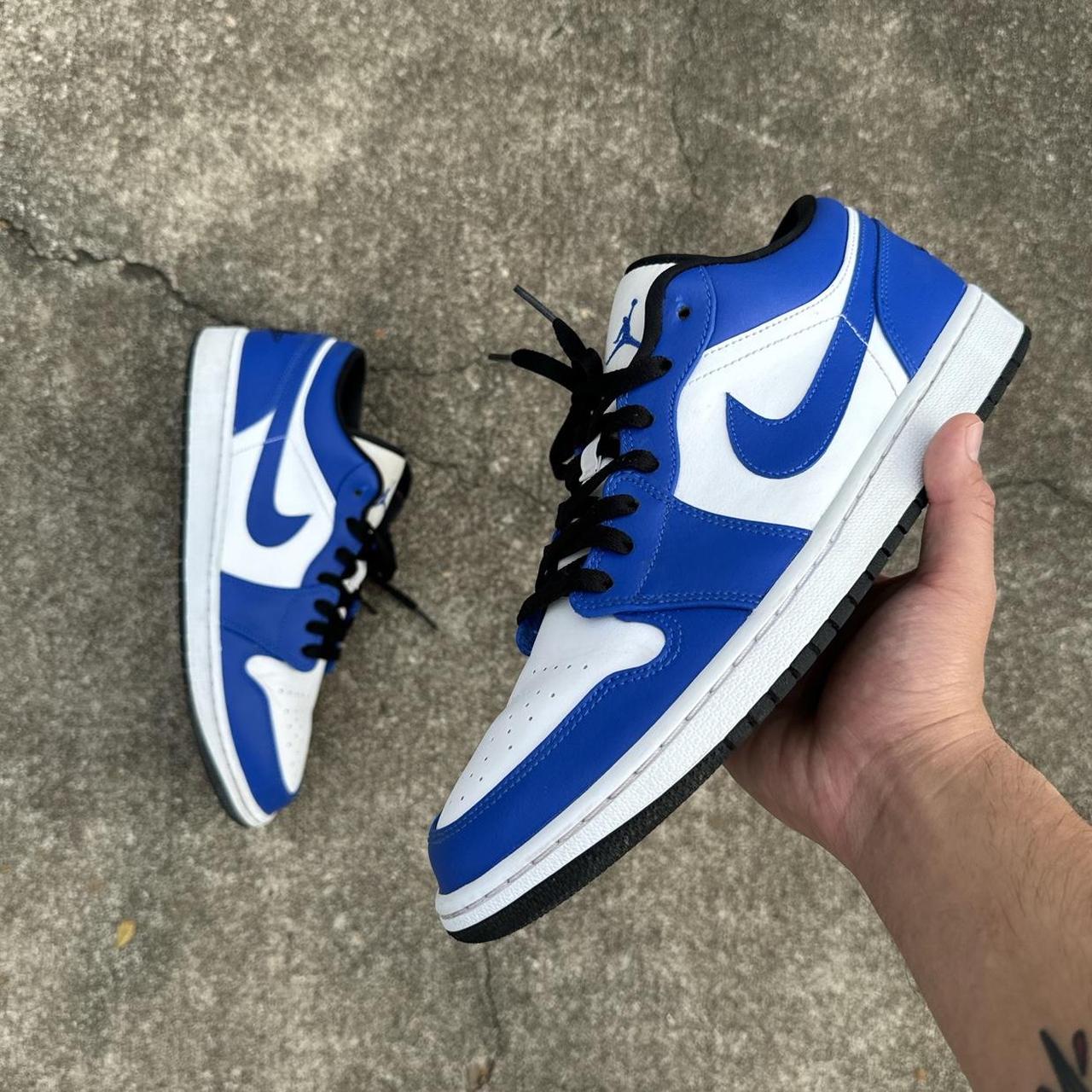 2020 Air Jordan 1 Low ‘Game Royal’ Blue/White... - Depop