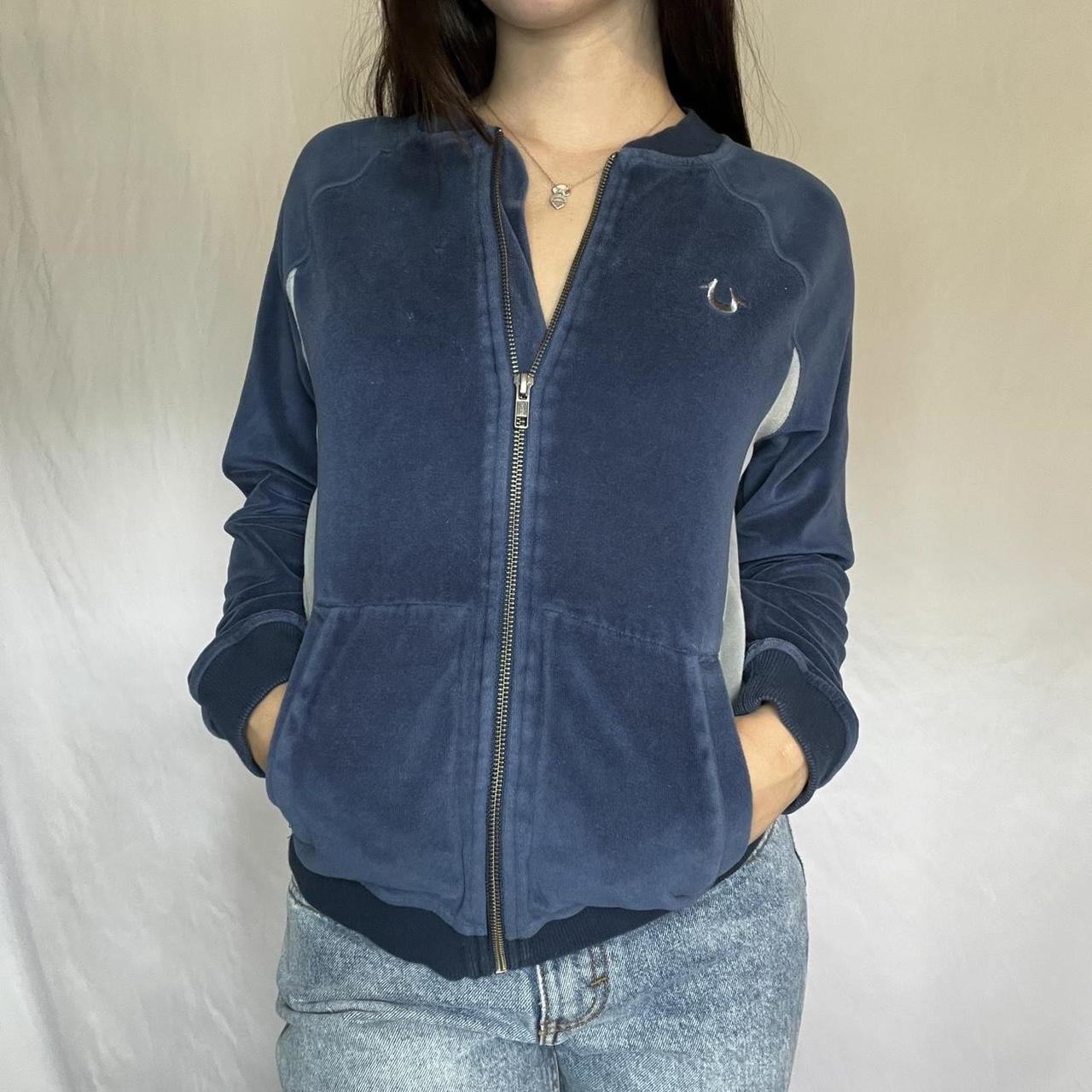 True Religion Zip Up Size: medium ~Model’s... - Depop
