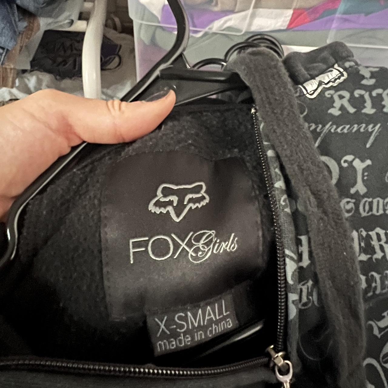 Fox Zip Up Jacket Size: x-small ~Model’s... - Depop