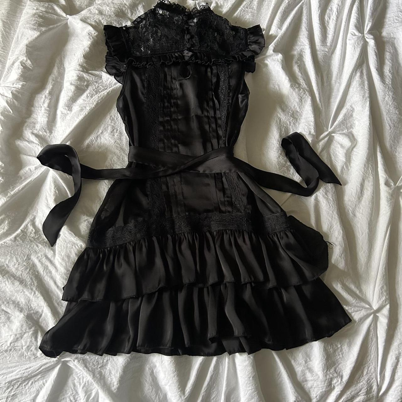 Amazing vintage Danity dress Love the lace ruffle... - Depop