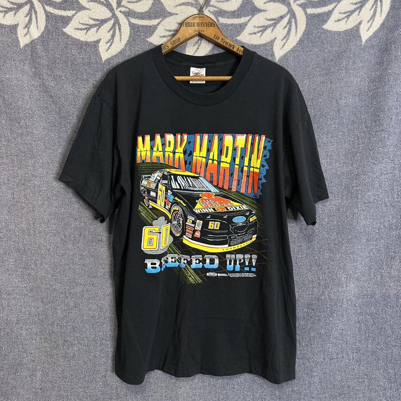 Vintage 1997 Mark Martin Winn Dixie All Beefed Up... | Depop