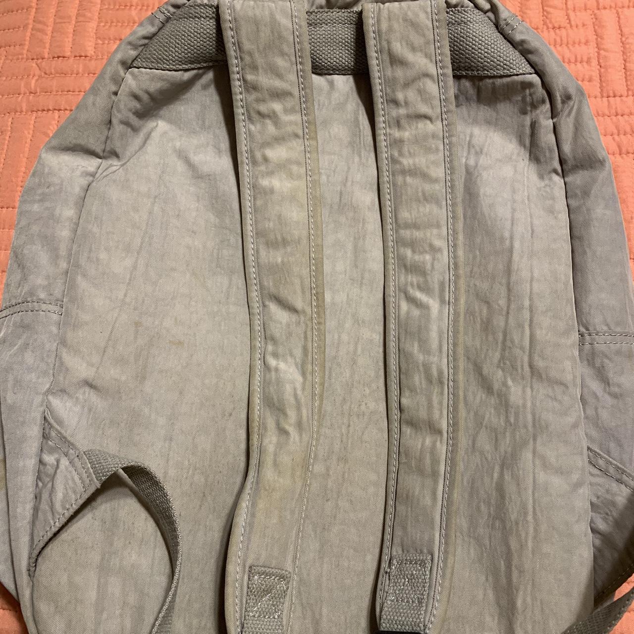 Grey Kipling backpack 3 pockets Laptop sleeve Some... - Depop