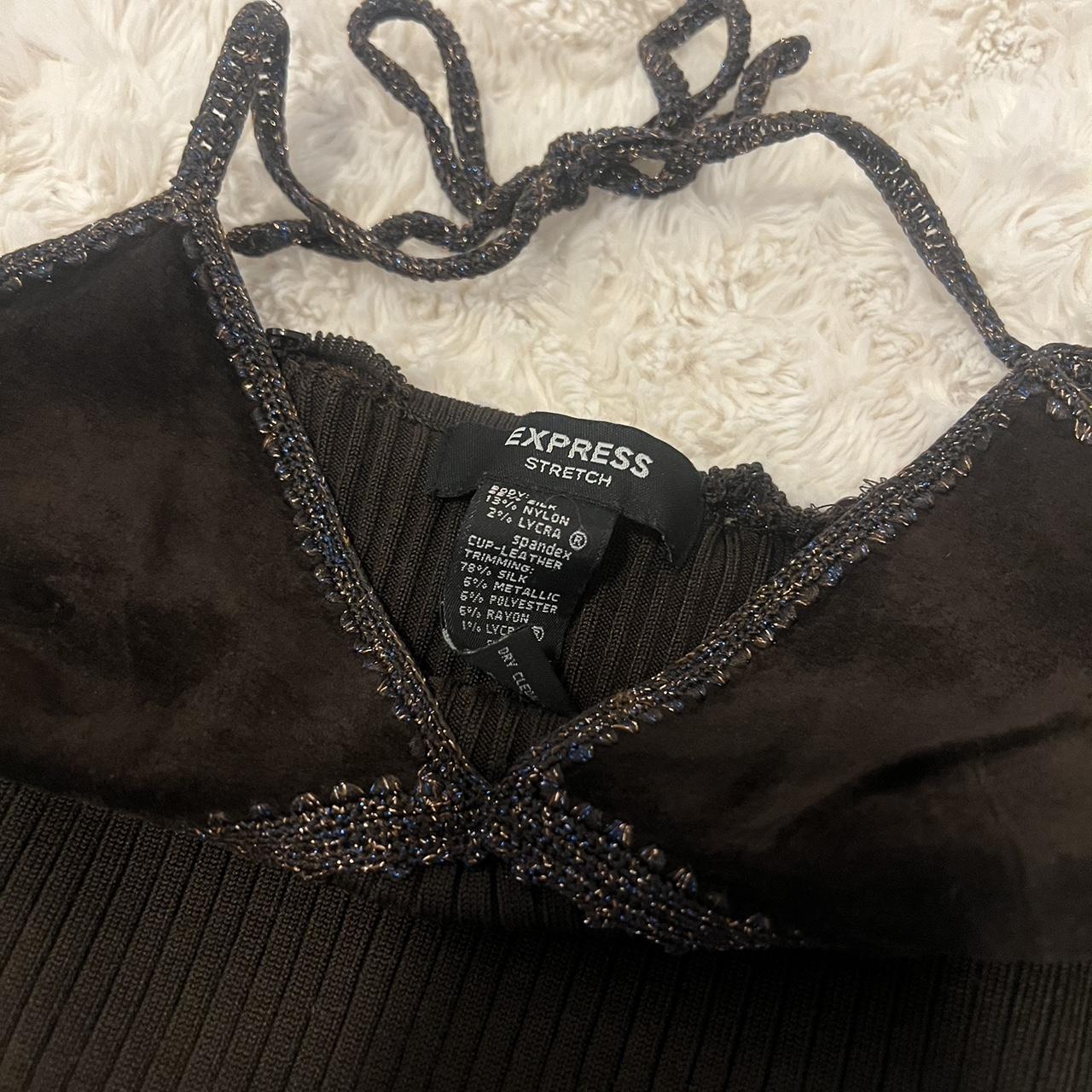 Express Women's Brown Vest | Depop