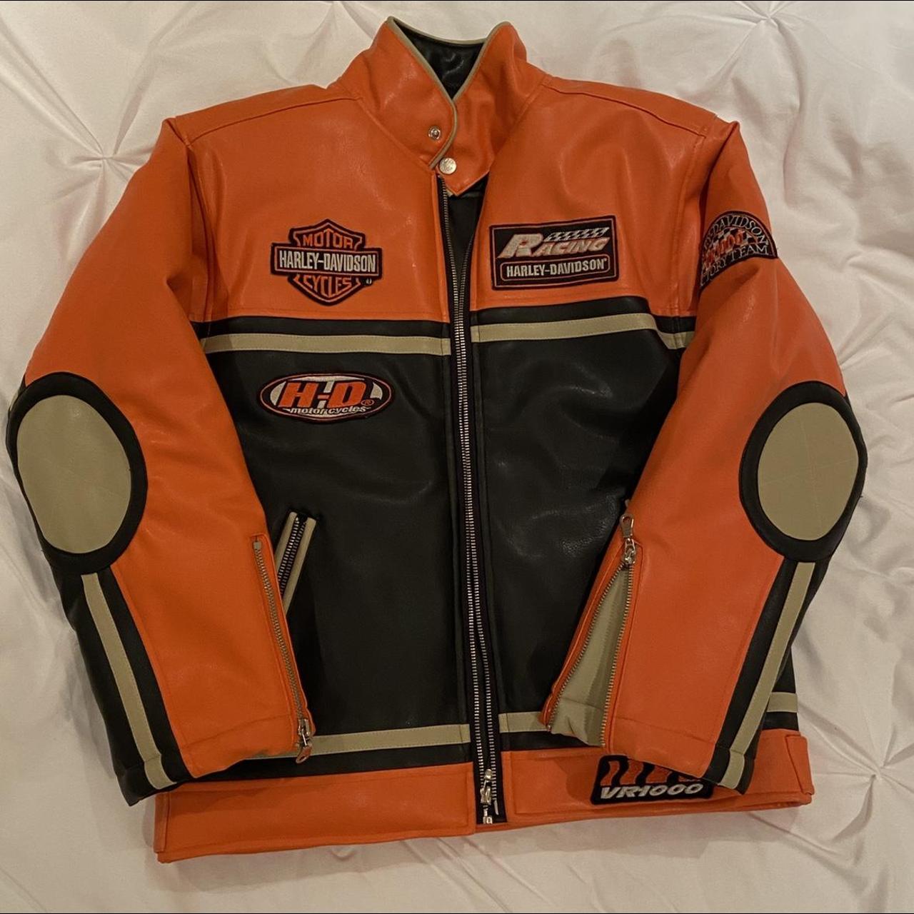 Harley Davidson racing jacket ! Such a fun find at... - Depop