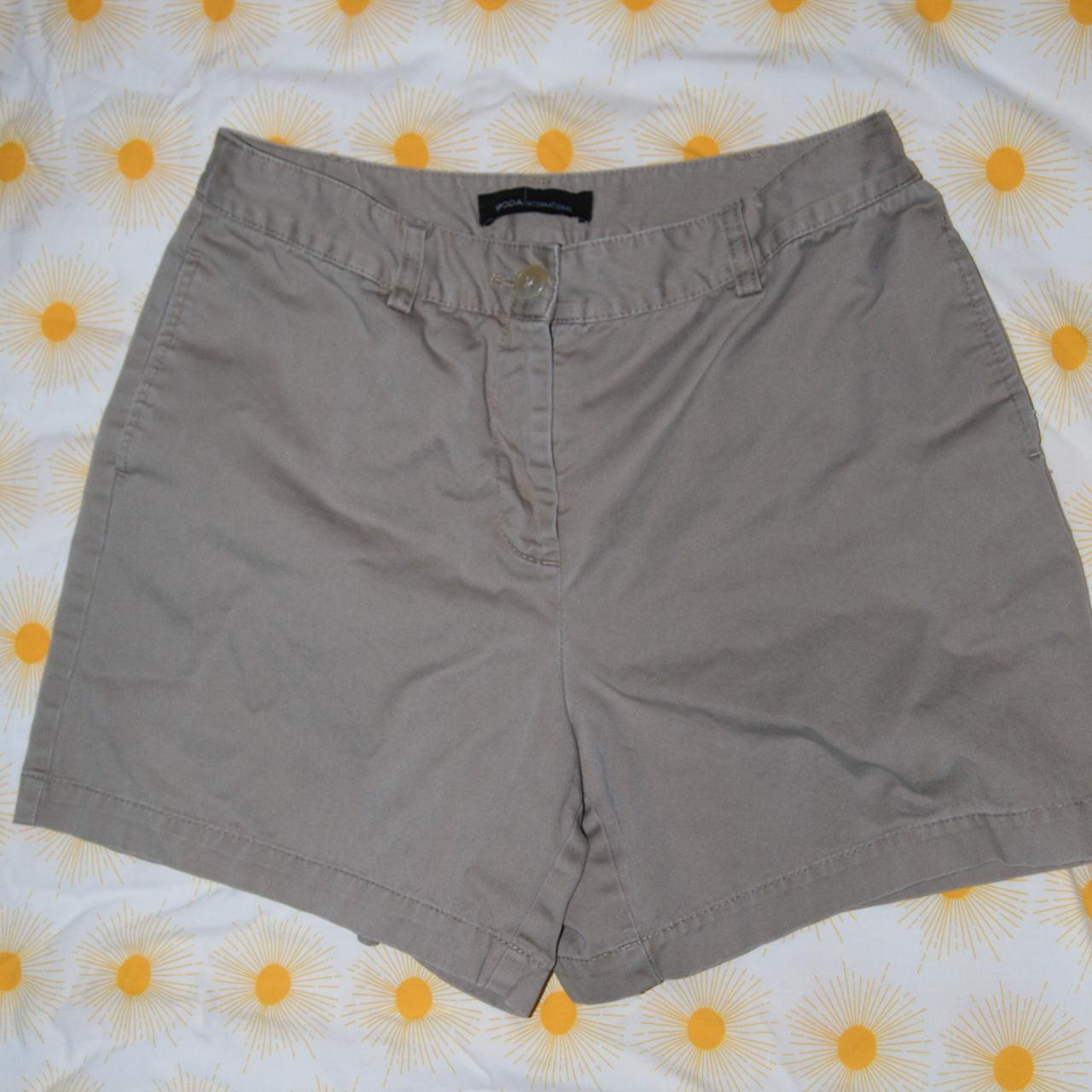 light cream ish colored shorts from Moda... - Depop