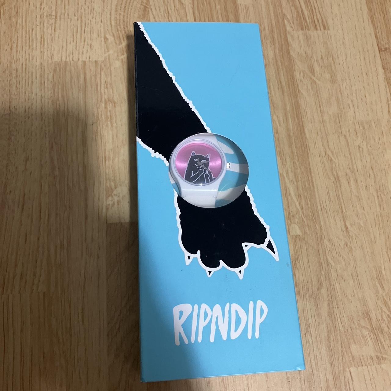 New in box ripndip watch, white and pink. #ripndip... - Depop