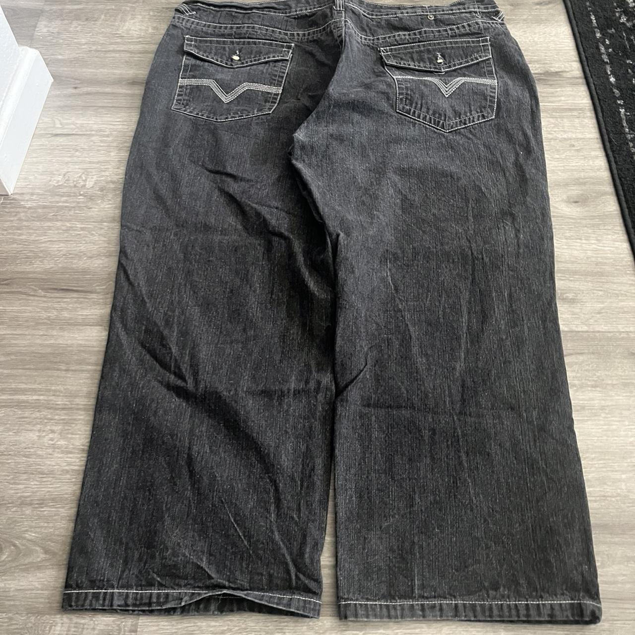 ON HOLD! INSANELY MASSIVE BAGGY MECCA JEANS 12 INCH... - Depop