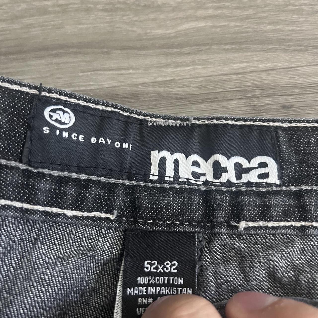 ON HOLD! INSANELY MASSIVE BAGGY MECCA JEANS 12 INCH... - Depop