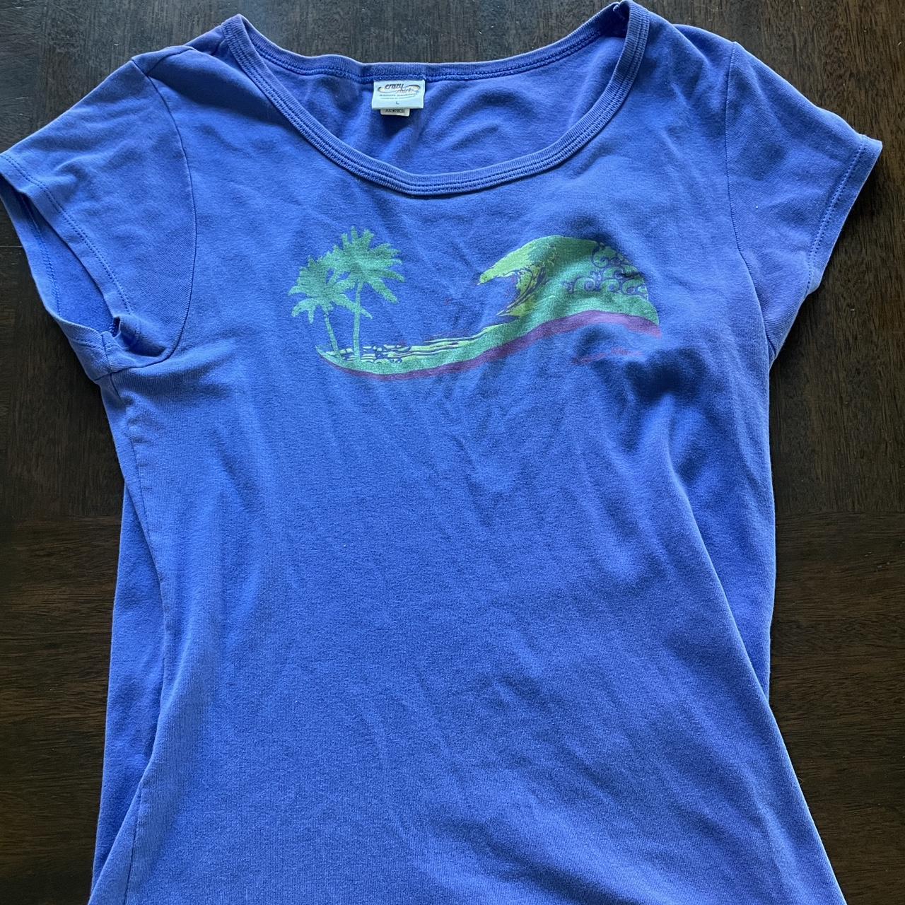 Purple crazy shirts brand women’s t-shirt size large. - Depop