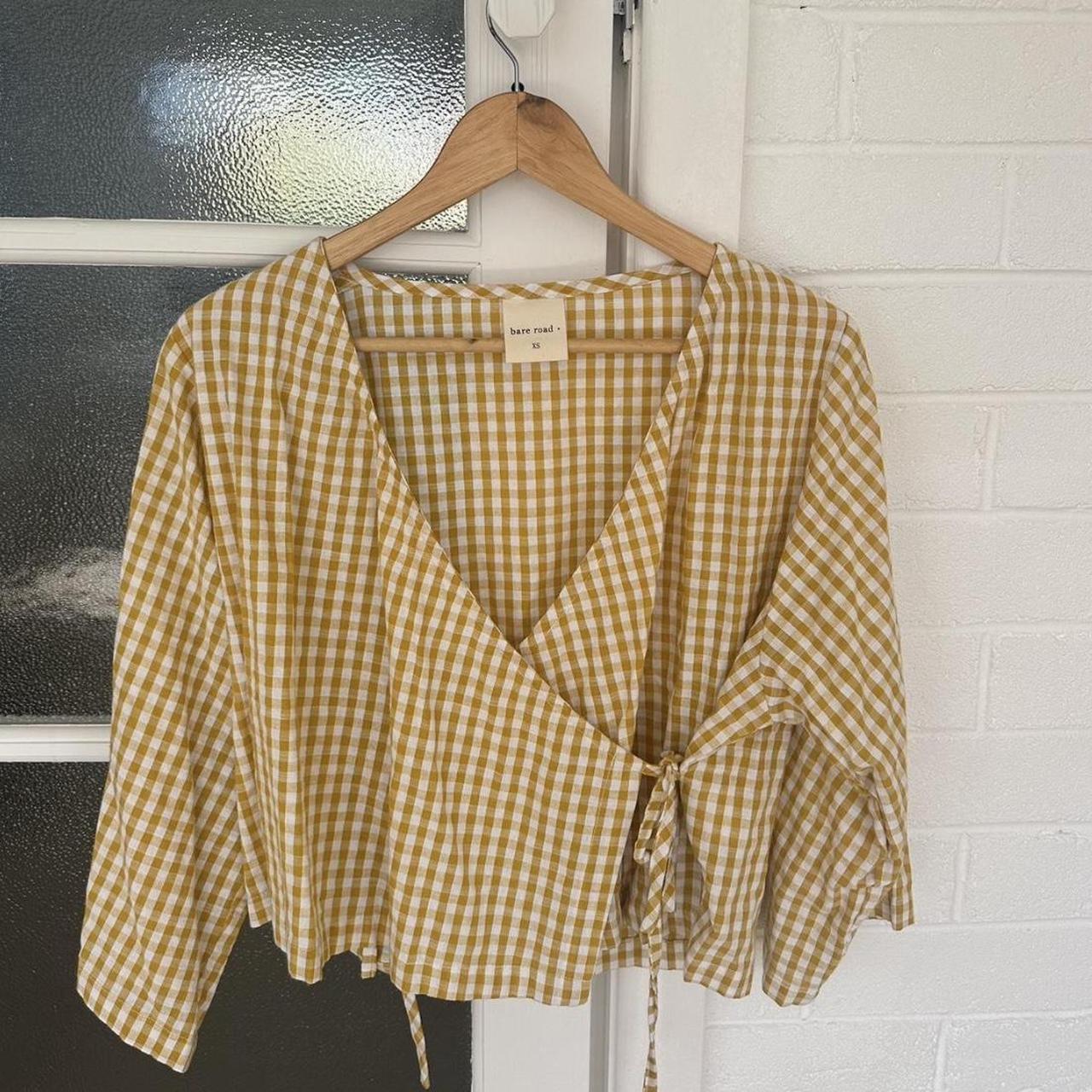 The Bare Road yellow gingham top Bought for... - Depop