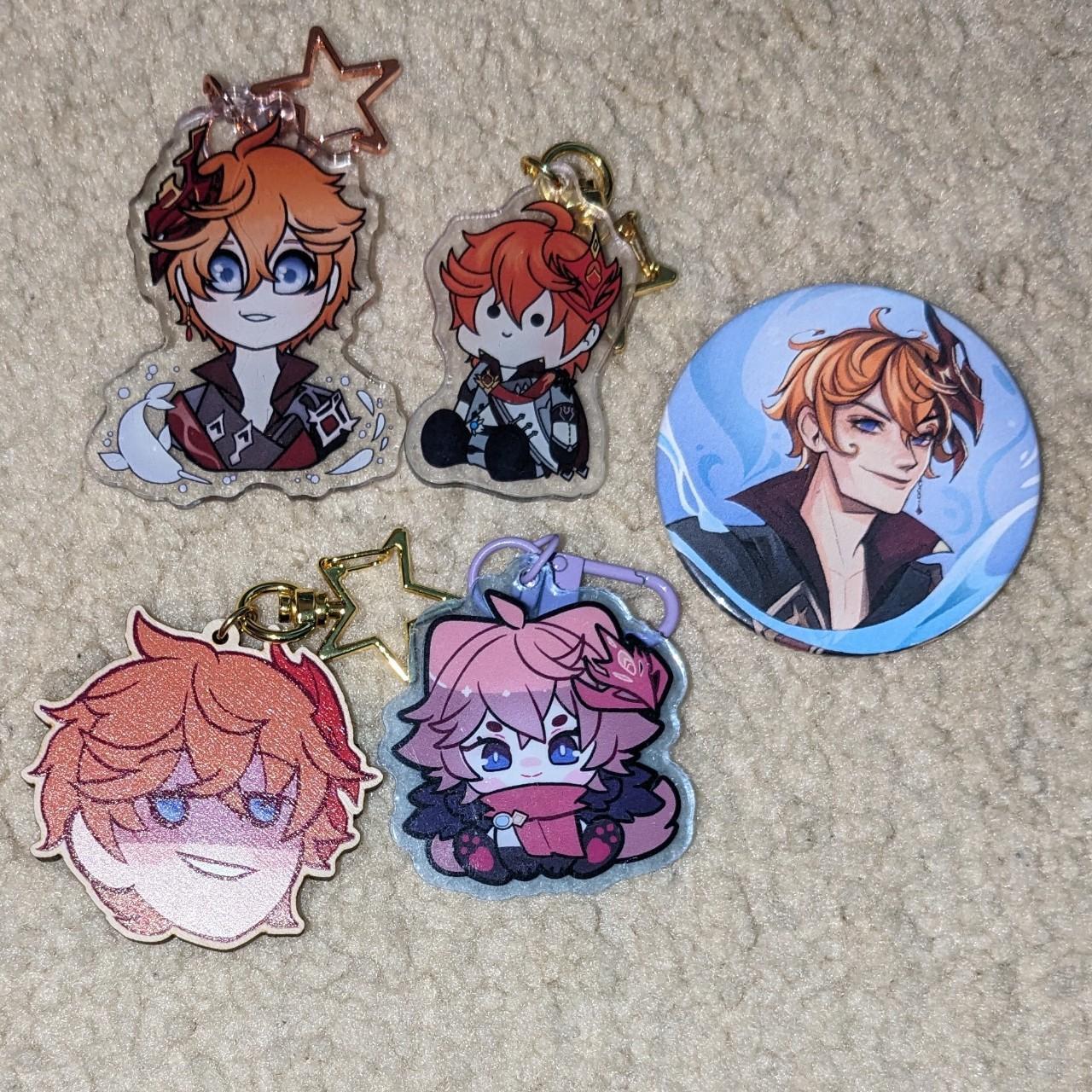 Fanmade Fatui Childe Merch Bundle from Genshin Impact - Depop