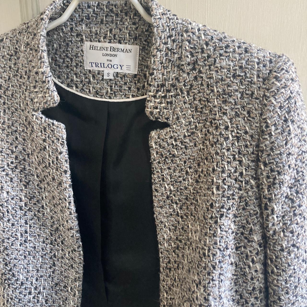 Beautiful tweed jacket by Helene Berman for Trilogy.... - Depop