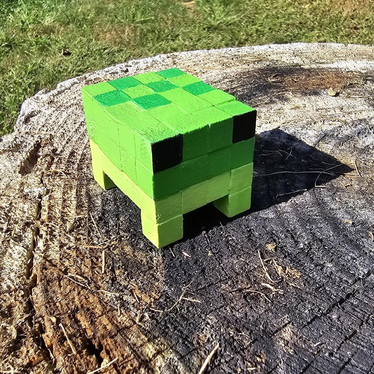 pixel block frog #minecraft #frog #cottagecore - Depop