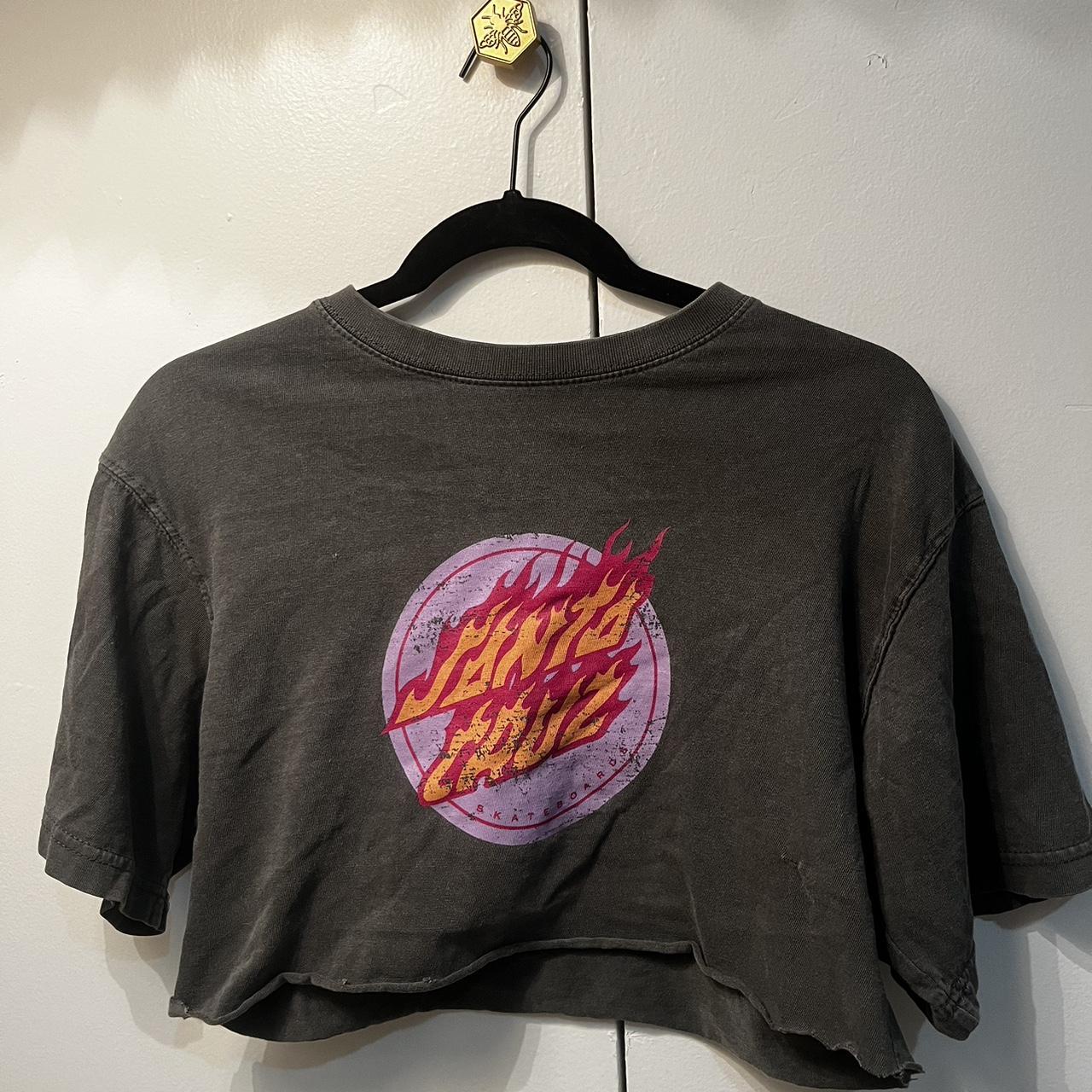 cropped santa cruz tee - Depop