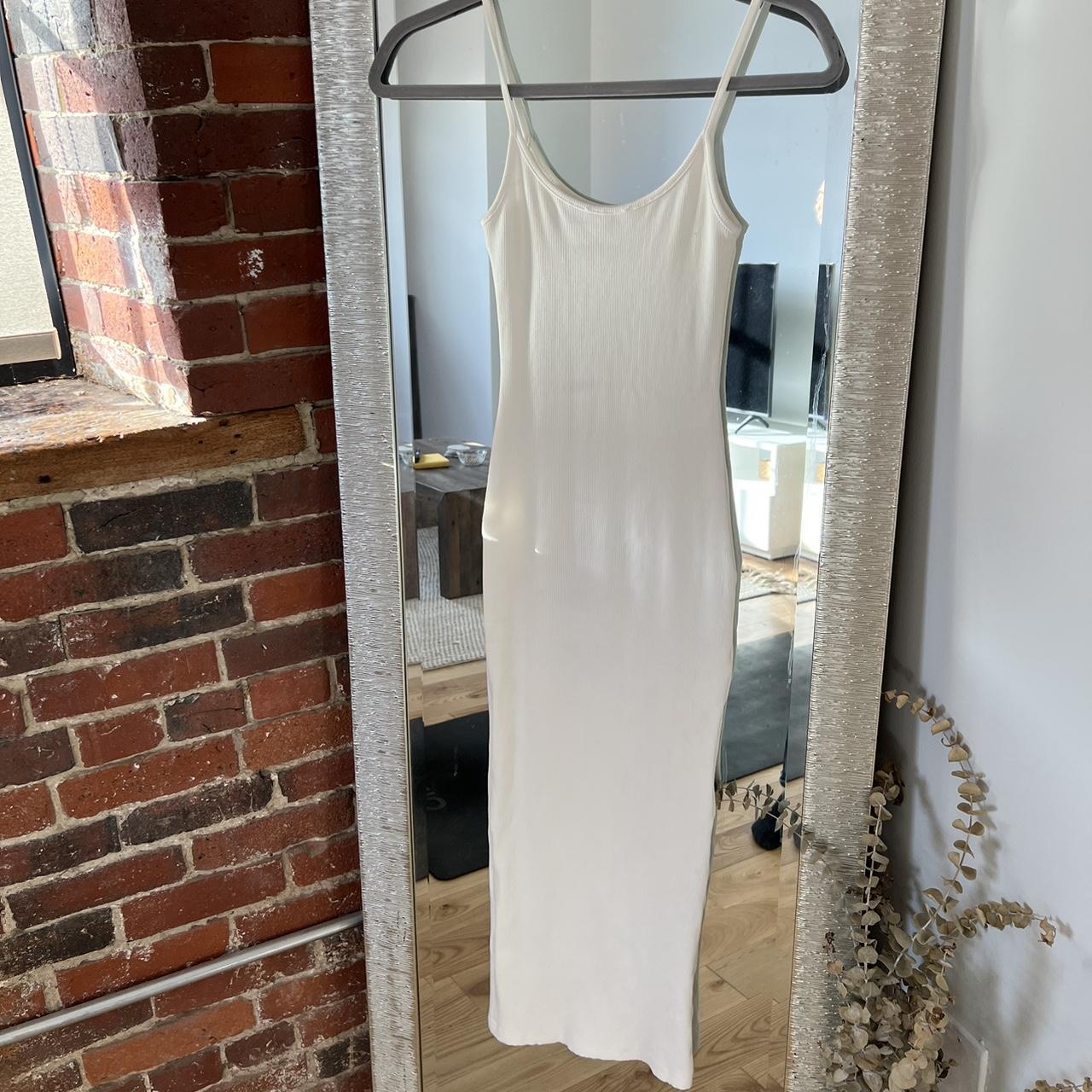 Meshki Women's White Dress | Depop