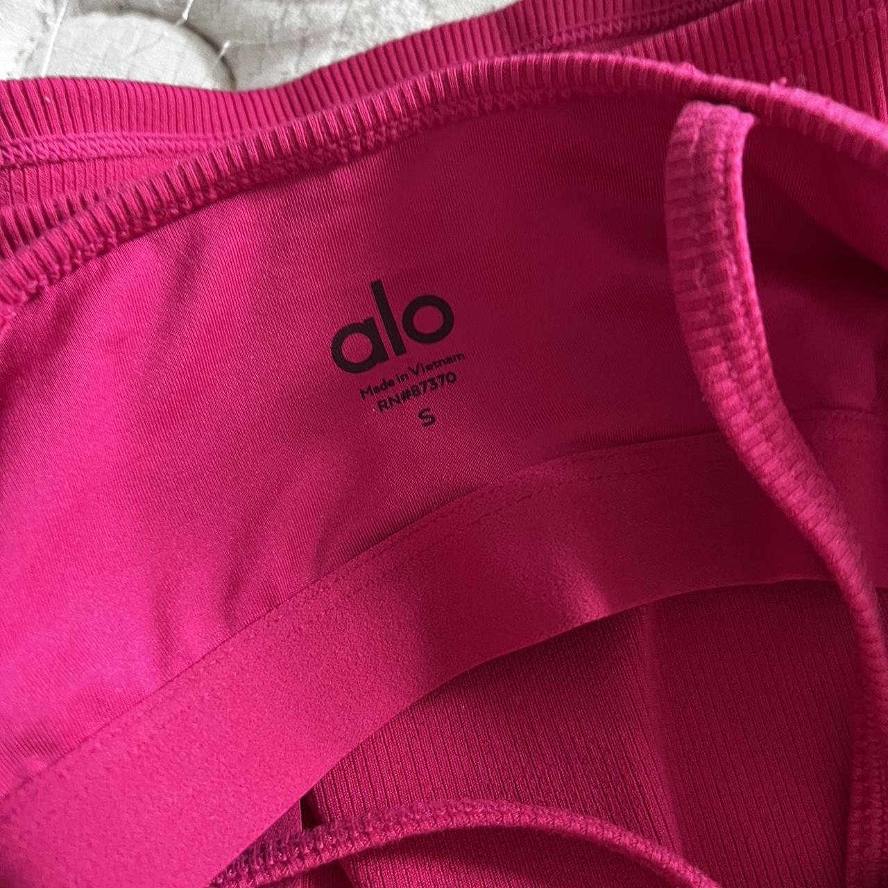 Pink alo halter top Price is firm - Depop