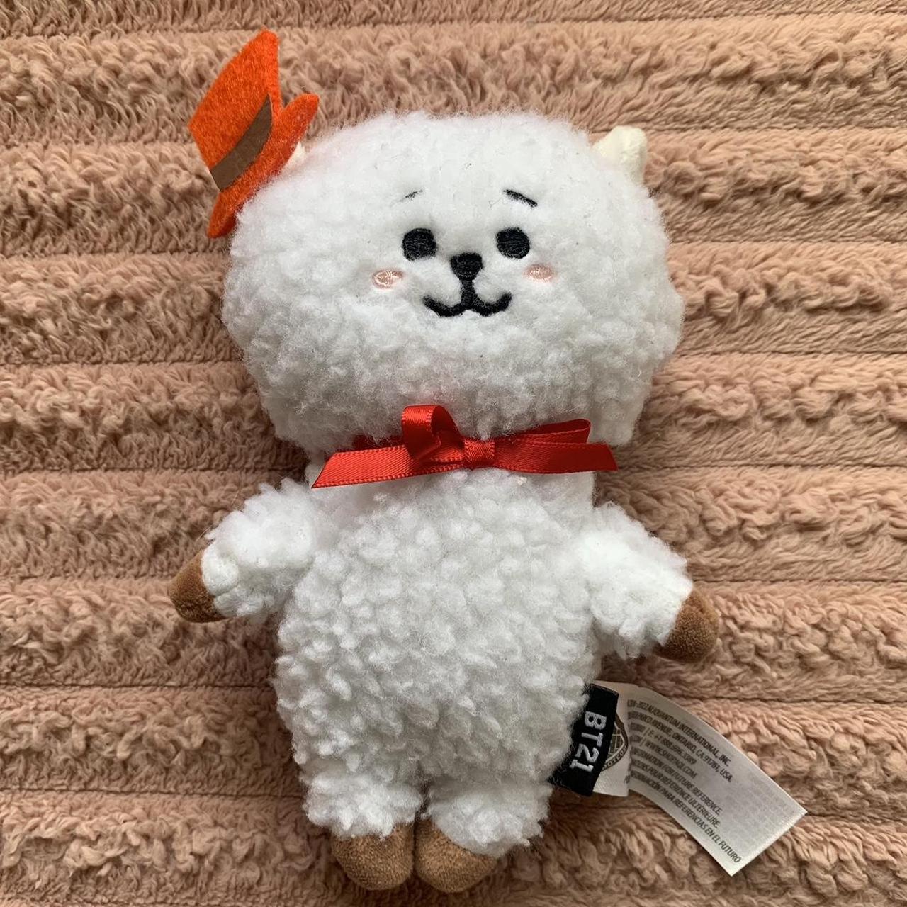 BT21 Friendly RJ with orange hat and Bow . 18cm x... - Depop