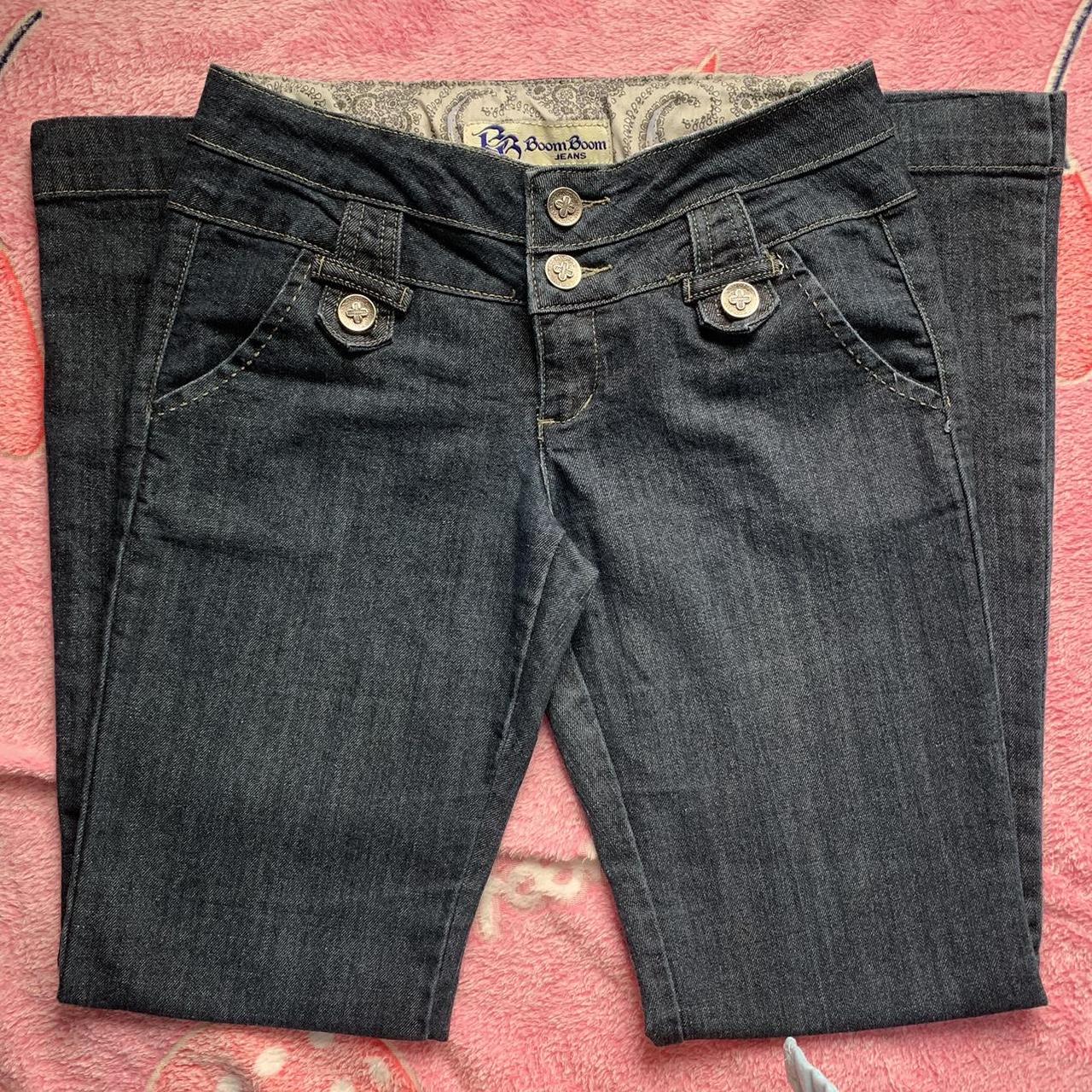 Dark wash low rise bootcut jeans👖- super cute... - Depop