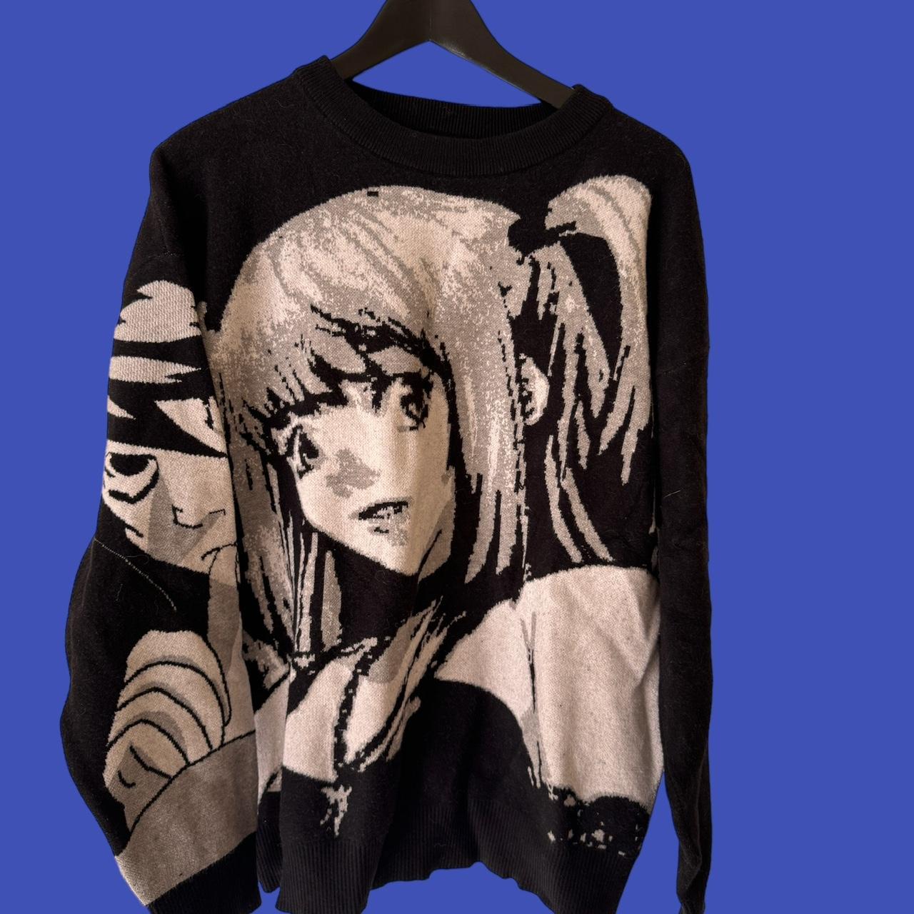 Death Note Sweater - Misa Amane & L - Depop