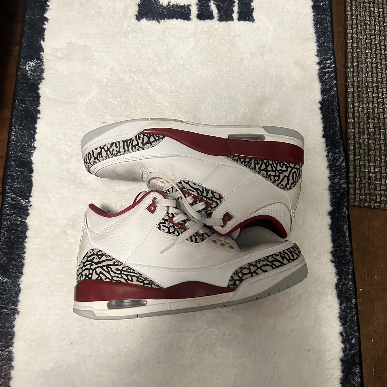 Jordan 3 Cardinals Will clean before shipping No... - Depop