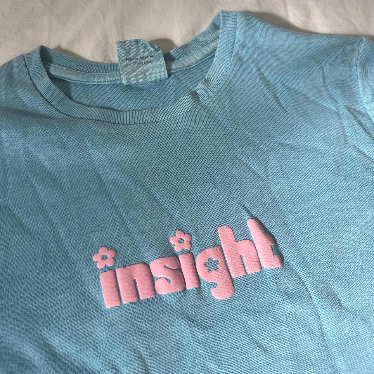 insight baby tee worn once but was $60 new - Depop