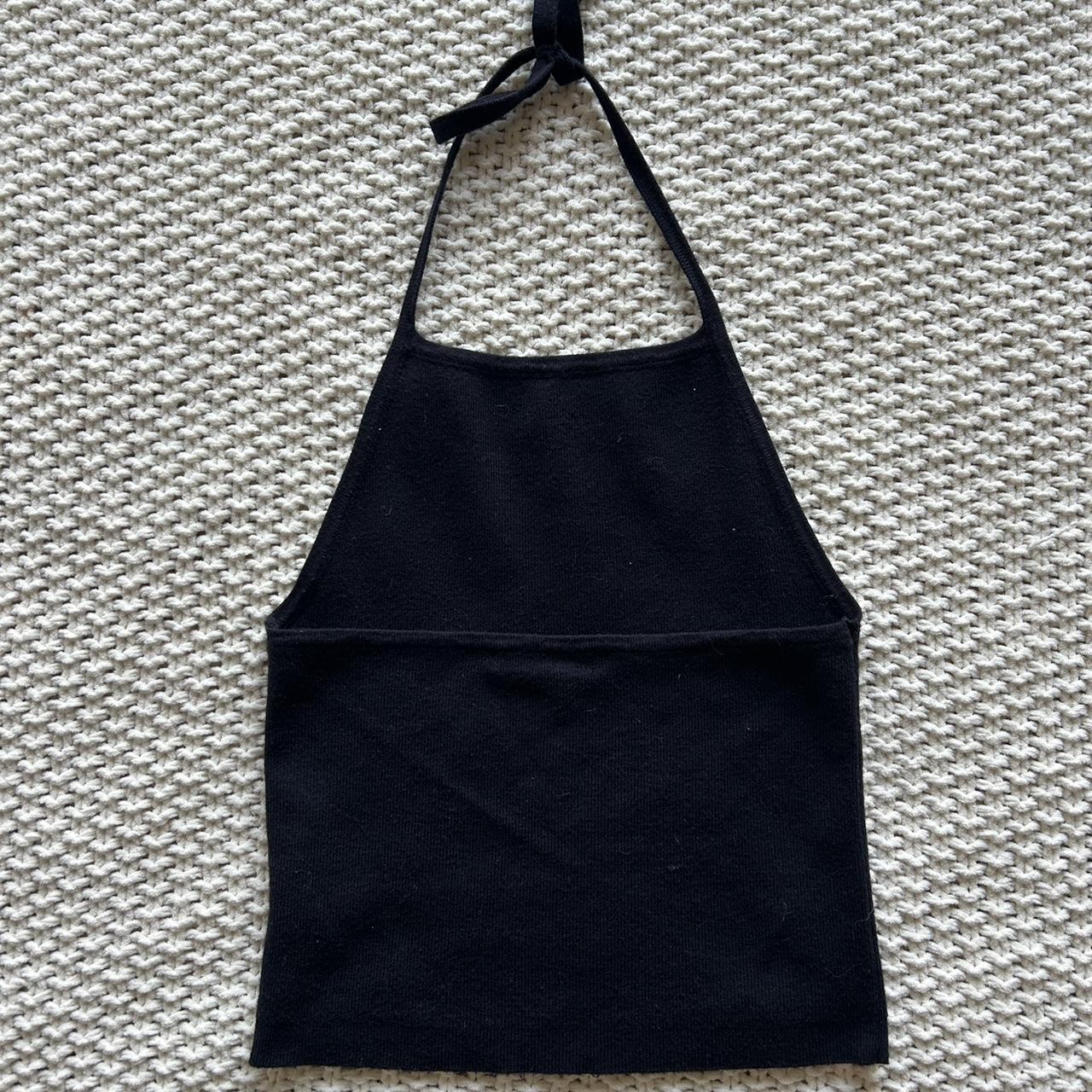 bevy blue brandy melville halter top - Depop