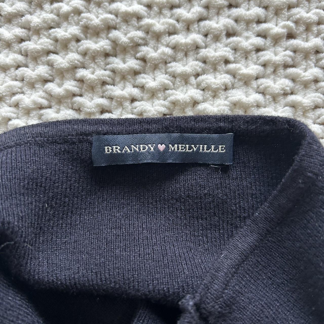 bevy blue brandy melville halter top - Depop