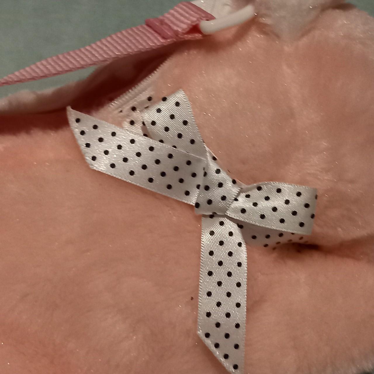 A small fluffy kawaii style pink plush bunny bag... - Depop