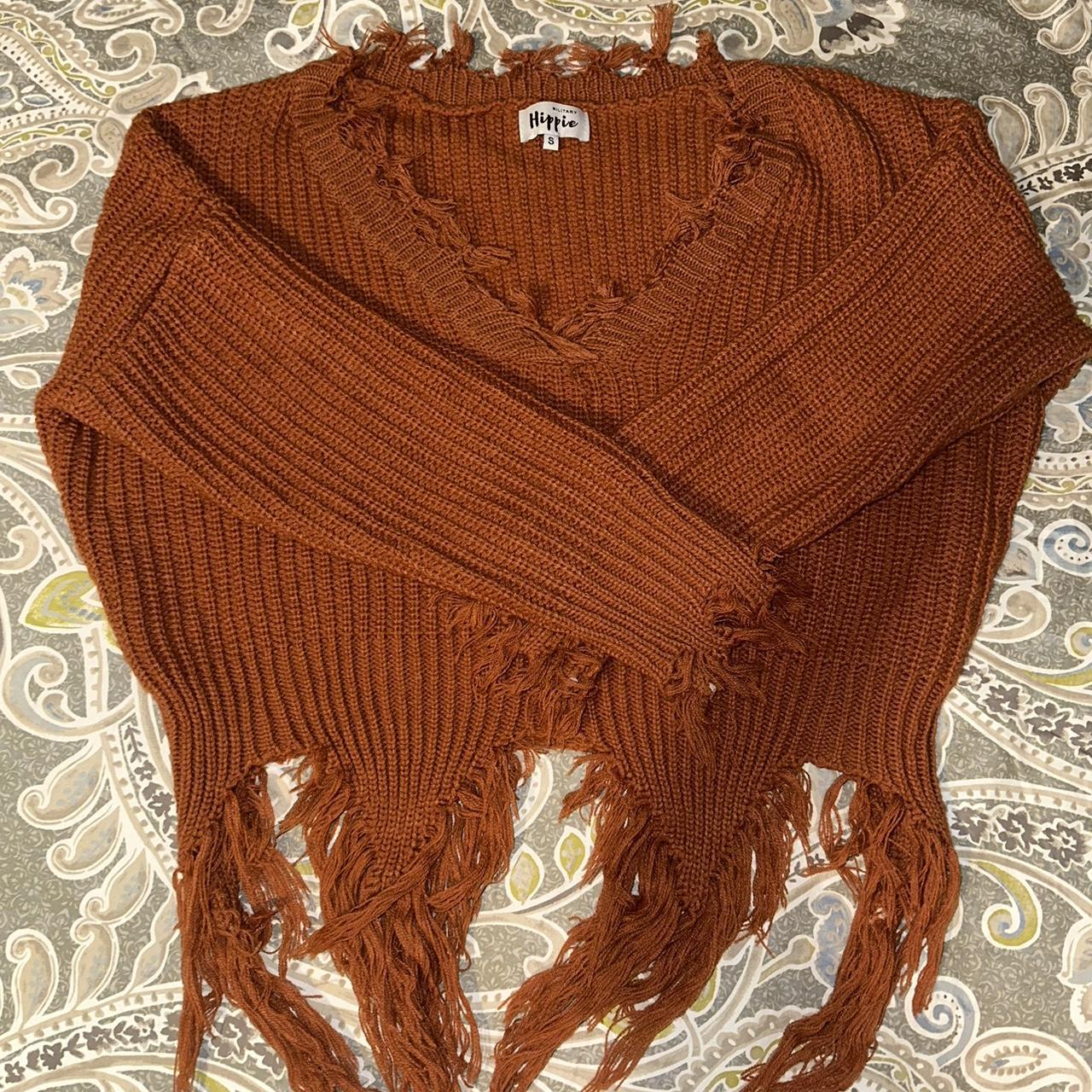 Cute cropped sweater 🤎 This is perfect for a fall... - Depop