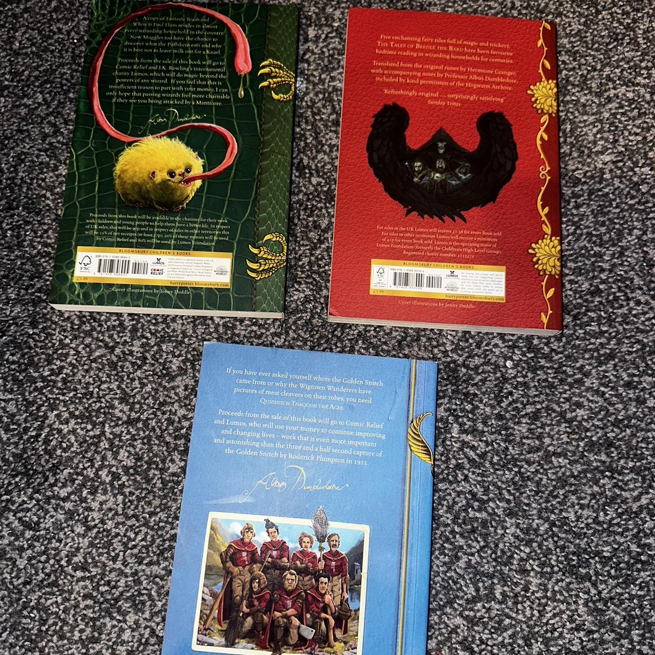 Harry Potter books 3 set, Fantastic Beasts, The... - Depop