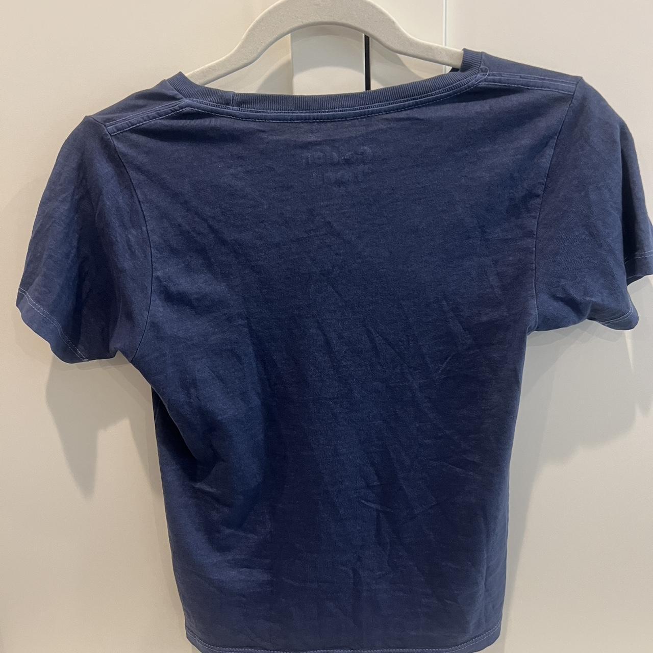 pacsun navy blue graphic tee #pacsun #blue... - Depop