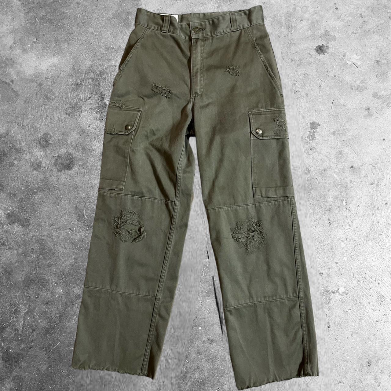 Vintage 1988 socovet bais military double knees... - Depop