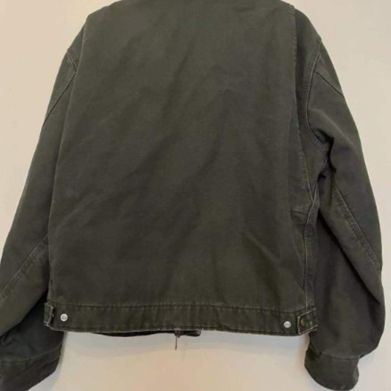 VG Carhartt Detroit Jacket J97 MOS Moss Green... - Depop