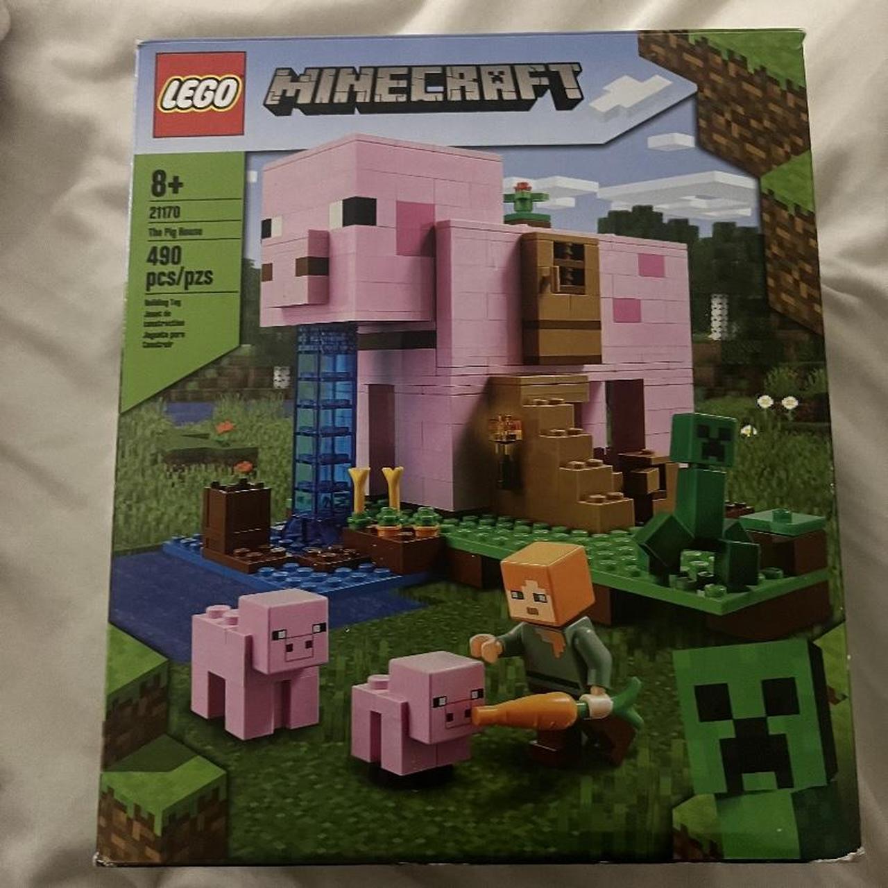 Lego Minecraft Pig house Opened but comes with... - Depop