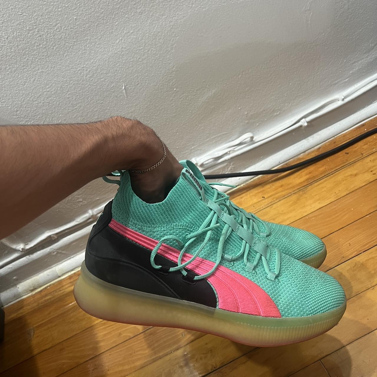 Puma clyde pink store