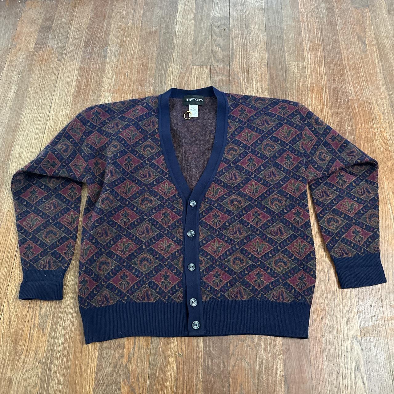 Vintage cardigan Size large Last pic is it on. If u... - Depop